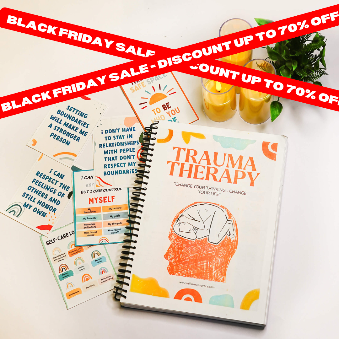 Trauma therapy 90% off bundle, anxiety coping skill card, therapy work ...
